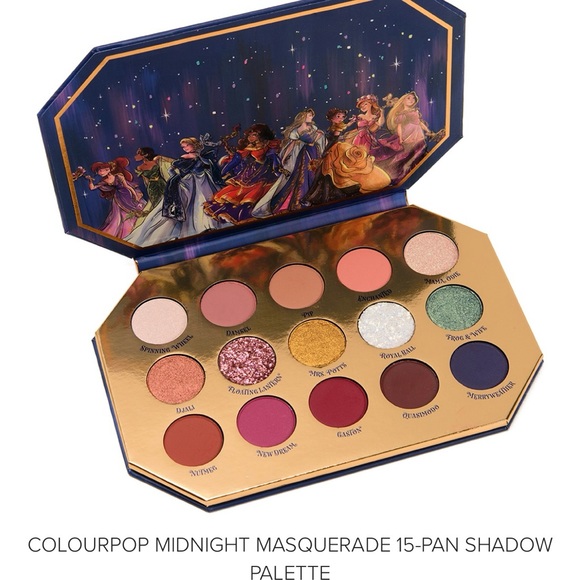 Colourpop | Makeup | Colourpop Disney Princess Midnight Masquerade ...